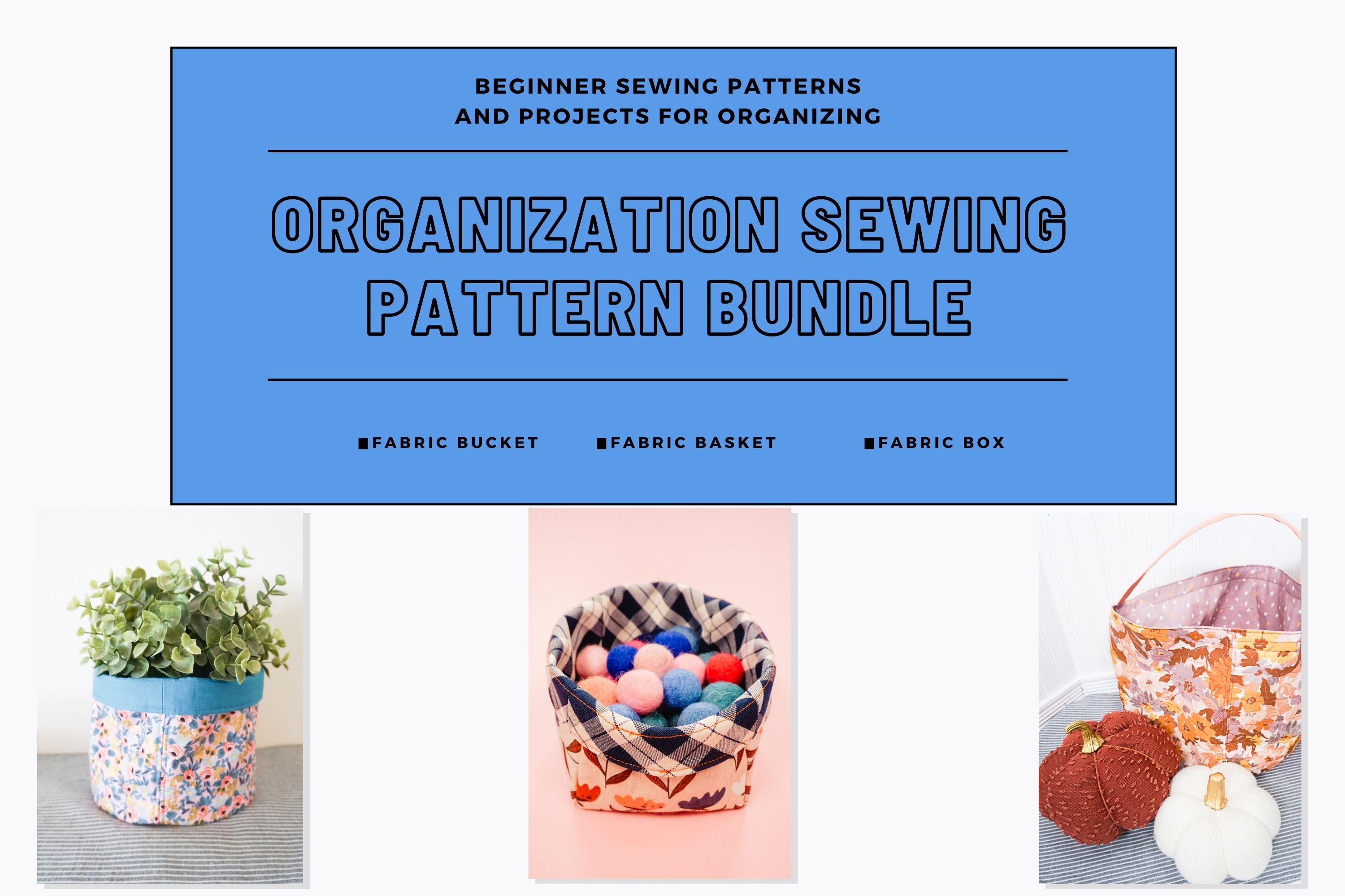 Organization Sewing Pattern Bundle – Heather Handmade Shop