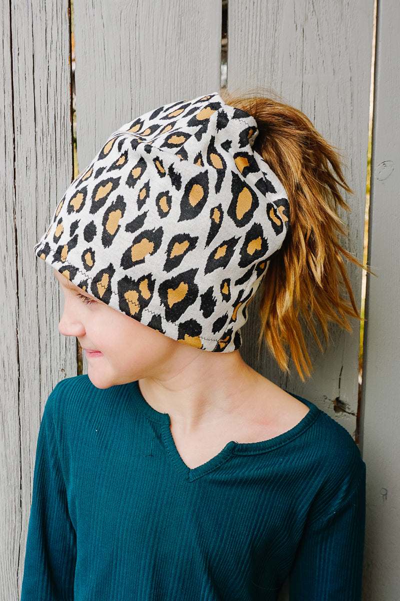 Ponytail Beanie Sewing Pattern and Tutorial – Heather Handmade Shop