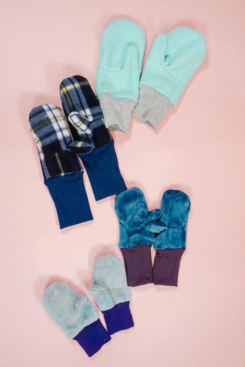 Fleece Mittens Sewing Pattern and Tutorial – Heather Handmade Shop